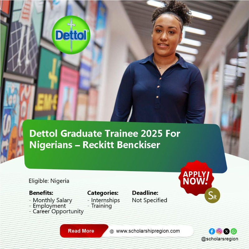Reckitt Benckiser Graduate Internship Program 2025
